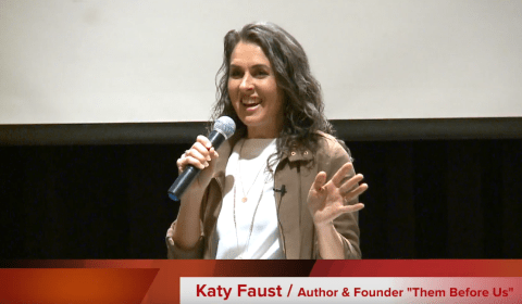 Katy Faust speaking at South Dakota's Stand Banquet - Them Before Us